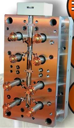 PMMA PA66 GF Hot Runner Injection Mould Multi Single Cavity Mould